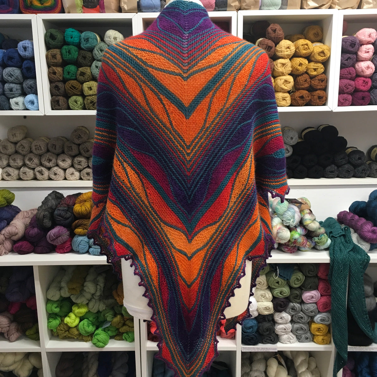 Papillon by Marin Melchior knitted shawl pattern – The Woolly Brew