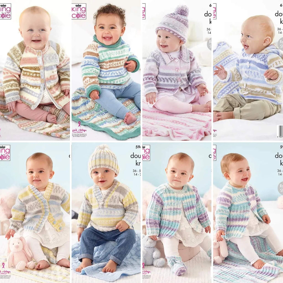 King Cole Cherish DK Baby knitting and crochet patterns – The Woolly Brew