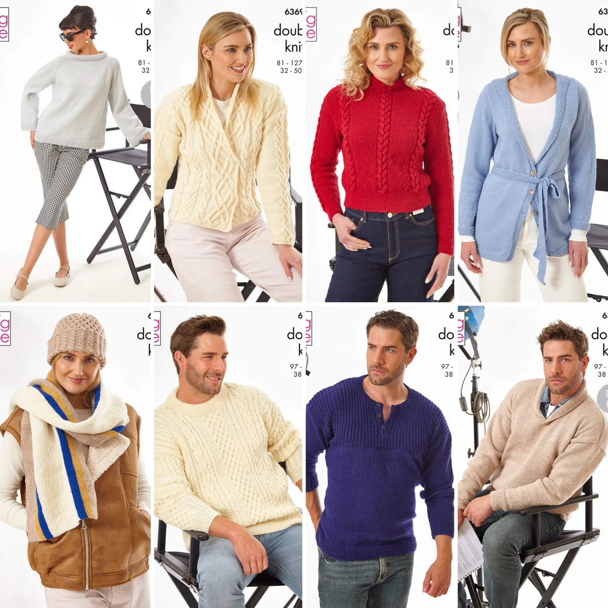 King Cole knitting patterns DK for women and men – The Woolly Brew