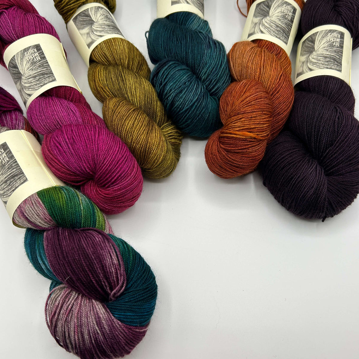 from Scotland My Mama Knits Don't Talk Back 4ply hand dyed sock yarn ...