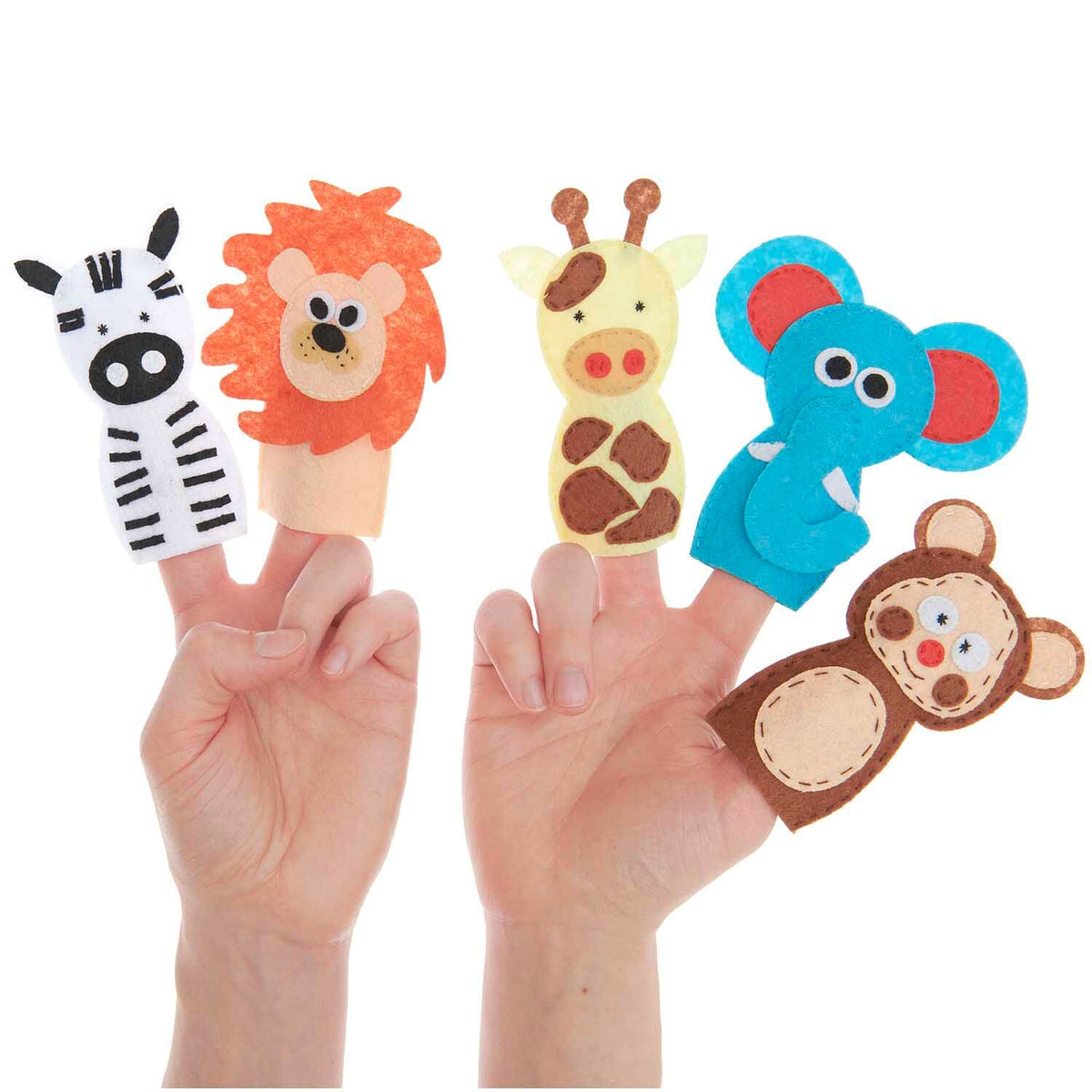 Wild animal finger puppet craft kit - kids craft make and gift – The ...