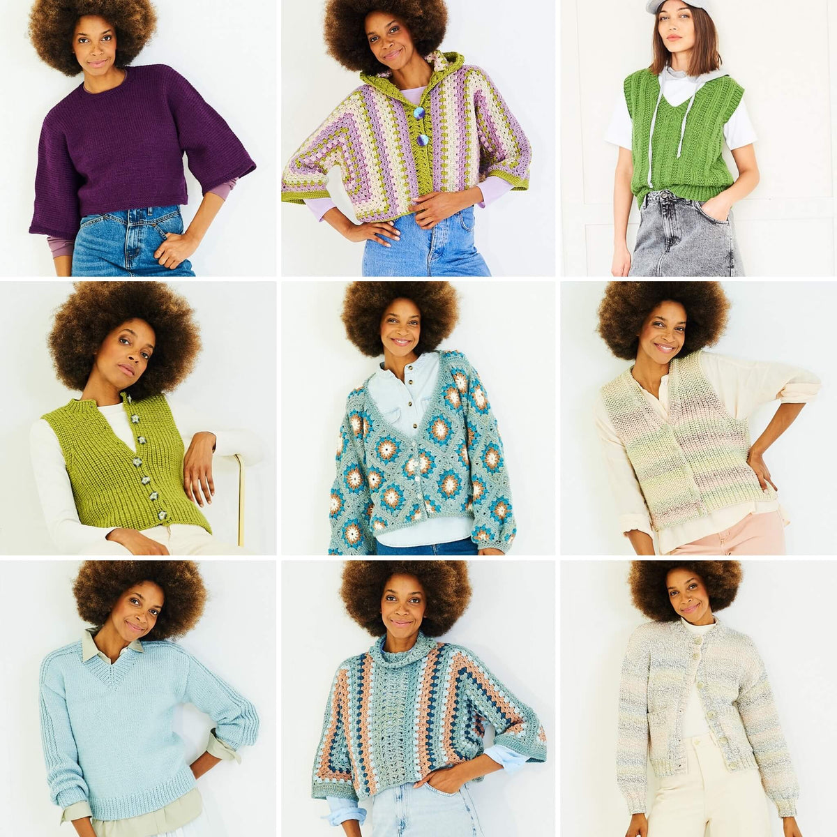 Stylecraft ReCreate Chunky knitting patterns ladies mens cardigans ...