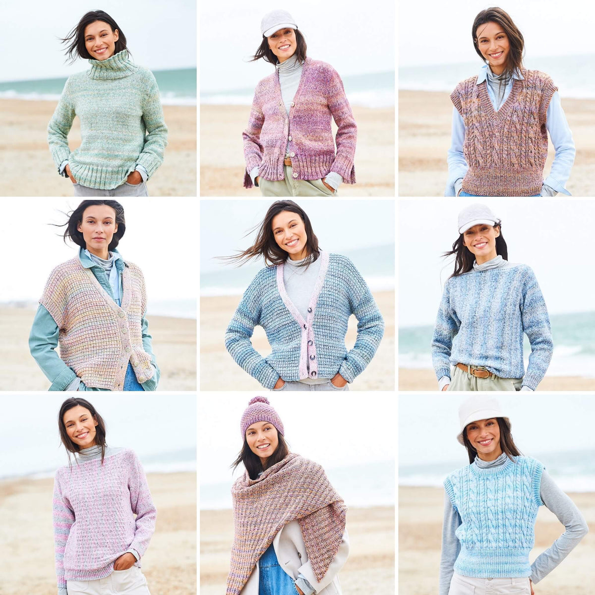 Stylecraft Impressions Aran knitting patterns ladies cardigans, jumpers ...