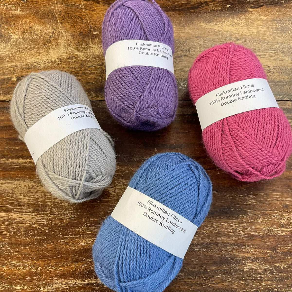 Fliskmillan Romney DK wool - single breed sheep yarn – The Woolly Brew