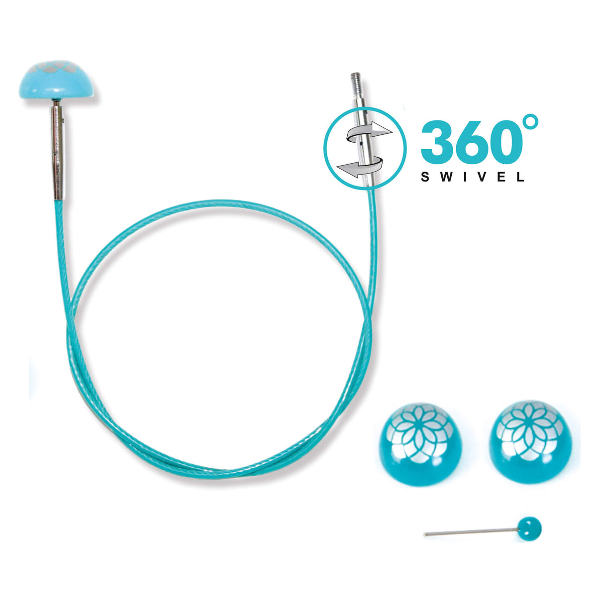 KnitPro interchangeable swivel needle cable – The Woolly Brew