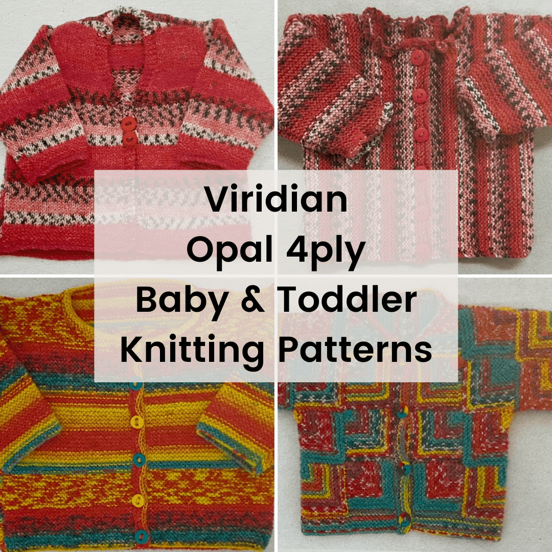 4ply baby knitting patterns using Opal 4ply sock yarn – The Woolly Brew