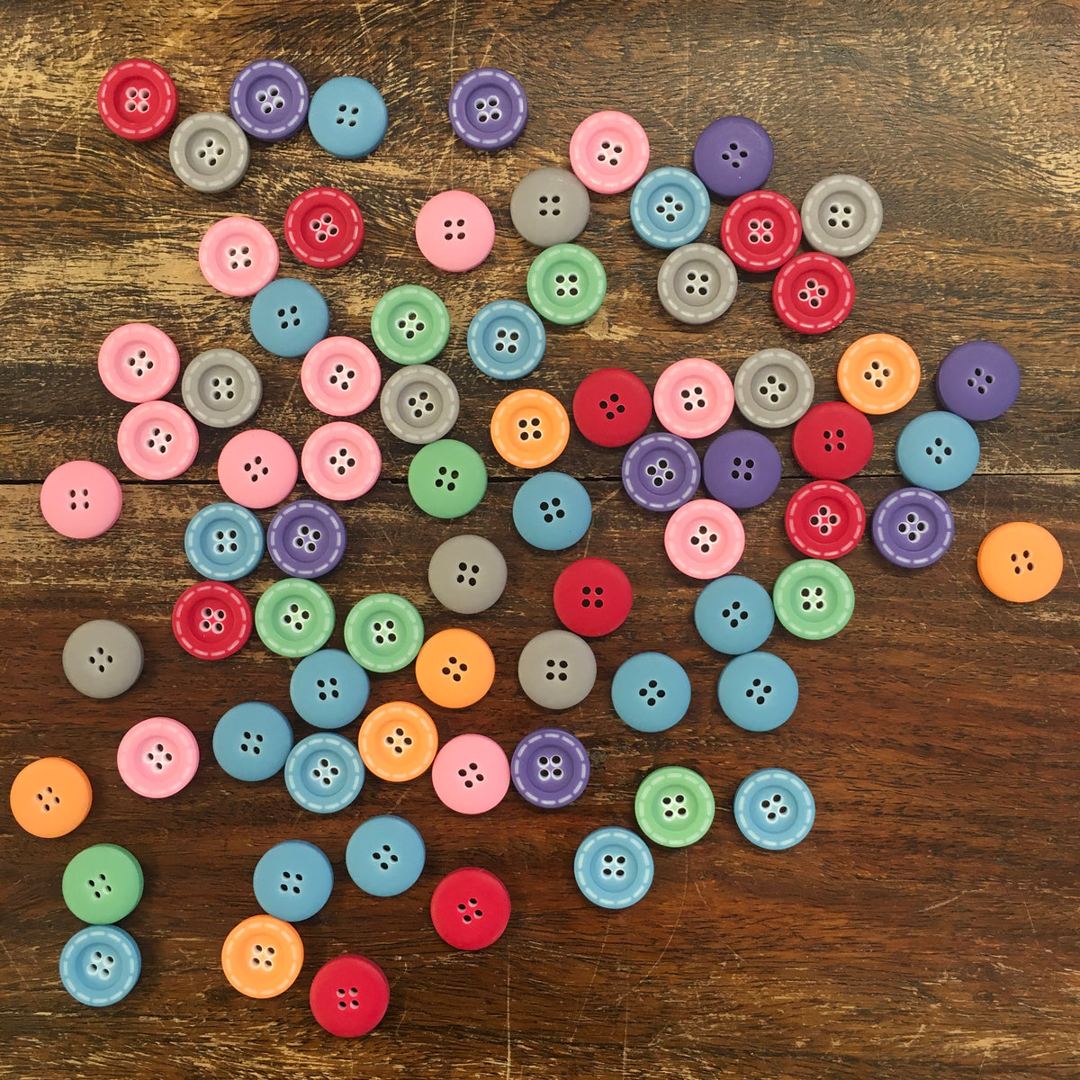 Stitched Design Buttons 18mm – The Woolly Brew